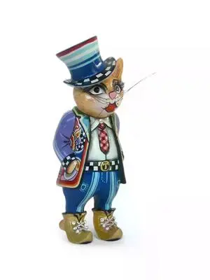 TOMS DRAG Paul The Cat Figurine - Blue