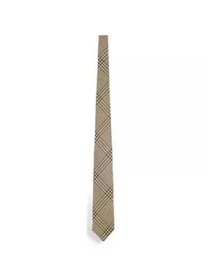 TOM FORD Prince Of Wales Check Pattern Tie