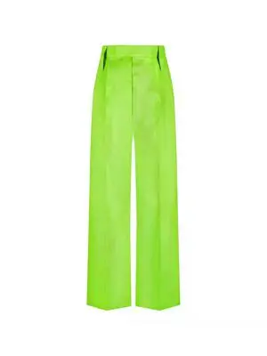 VIKY RADER STUDIO Marlene High-waisted Pleated Linen Trousers