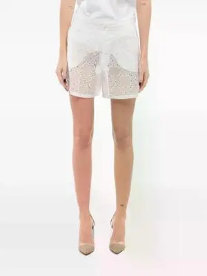 SUPER BLOND Sheer Lace Shorts