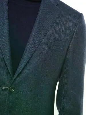 Corneliani Herringbone Single-breasted Blazer