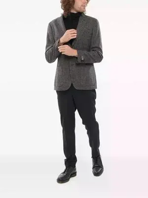 Corneliani Nino Danieli Checked Virgin Wool Blazer