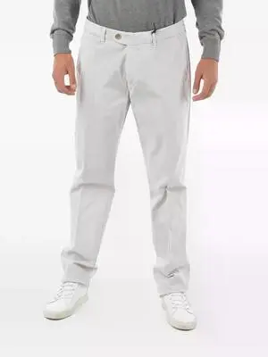 Corneliani Stretch-cotton Chino Trousers - Grey