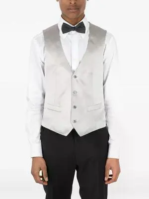 Corneliani Silk Martingale Waistcoat