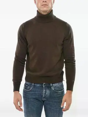 Malo Turtleneck Sweater - Brown