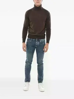 Malo Turtleneck Sweater - Brown