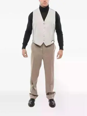 Corneliani Button-fastening Jetted-pockets Waistcoat