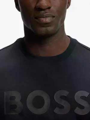 BOSS Cotton T-shirt With Tonal Logo