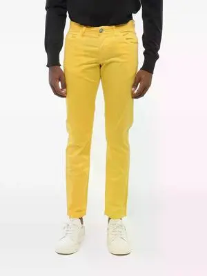 Corneliani Id Five-pocket Trousers - Yellow