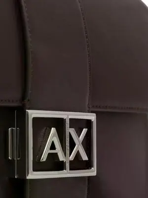 Armani Exchange Logo-plaque Cross Body Bag - Brown