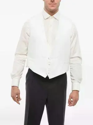 Corneliani Honeycomb Knit Ceremonial Waistcoat