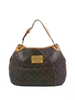 LOUIS VUITTON 2009 Monogram Galliera Pm Shoulder Bag - Brown