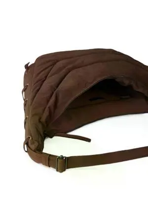 LEMAIRE Large Soft Game Bag In Quilted Nylon Canvas