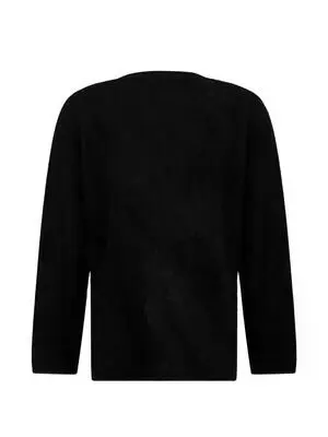 MOORER V-neck Mesh-knit Sweater