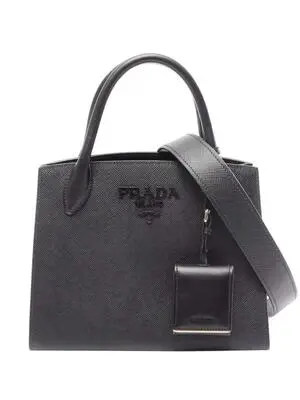 Prada Saffiano Cuir Monochrome Satchel