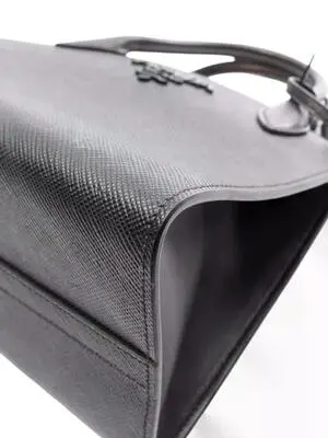 Prada Saffiano Cuir Monochrome Satchel