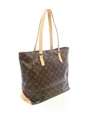 LOUIS VUITTON Monogram Canvas Cabas Mezzo Tote Bag - Brown