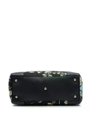 Gucci Flora Knight Bamboo Shopper Satchel