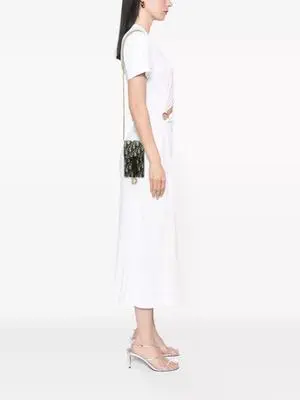 Dior Oblique Canvas Vertical Pouch Crossbody Bag - Blue