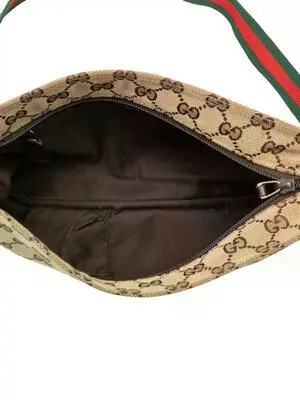 Gucci Gg Canvas Web Crossbody Bag