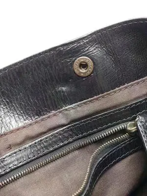 Fendi 2000-2010 Leather Etniko Handbag - Black