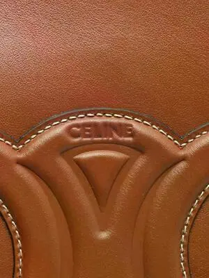Celine Small Calfskin Cuir Triomphe Bucket Bag