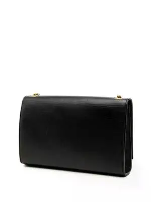 Saint Laurent Smooth Calfskin Monogram Kate Tassel Crossbody Bag - Black