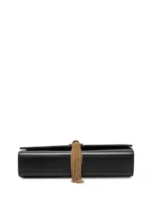 Saint Laurent Smooth Calfskin Monogram Kate Tassel Crossbody Bag - Black