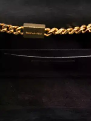 Saint Laurent Smooth Calfskin Monogram Kate Tassel Crossbody Bag - Black