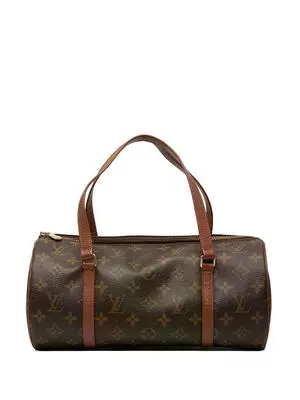 LOUIS VUITTON 1999 Monogram Papillon 30 Handbag - Brown