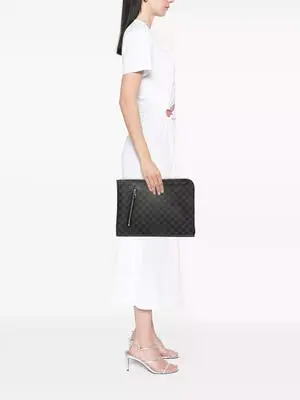 LOUIS VUITTON Damier Graphite Pochette Documents Portfolio Clutch Bag