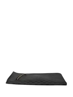 LOUIS VUITTON Damier Graphite Pochette Documents Portfolio Clutch Bag