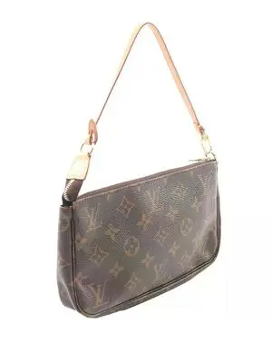 LOUIS VUITTON Monogram Pochette Pochette Accessories Shoulder Bag - Brown