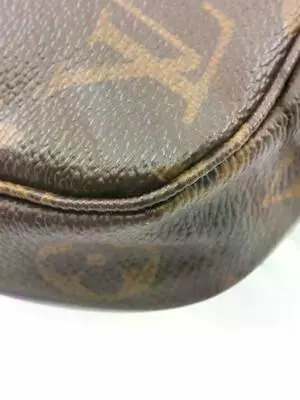 LOUIS VUITTON Monogram Pochette Pochette Accessories Shoulder Bag - Brown