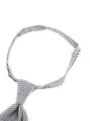Corneliani Geometric Print Adjustable Neck Tie