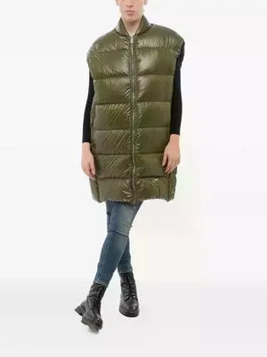Bacon Storm Fury Quilted Sleeveless Jacket - Green