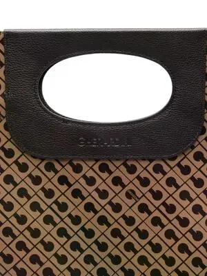 GHERARDINI Logo-print Cut-out Handle Tote Bag