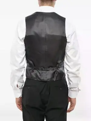 Corneliani Single-breasted Martingale Waistcoat