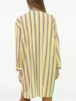 MR.MRS SHIRT Asymmetric Striped Blouse