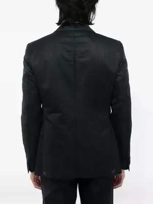 Corneliani Jacquard Satin-lapel Blazer