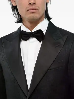Corneliani Jacquard Satin-lapel Blazer