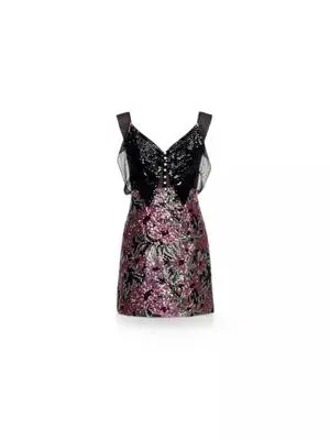 SELF-PORTRAIT Sequin-embellished Mini Dress