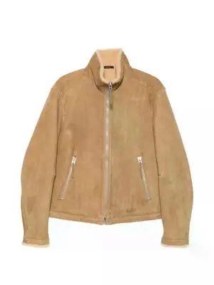 TOM FORD Zip-pocket Jacket - Brown