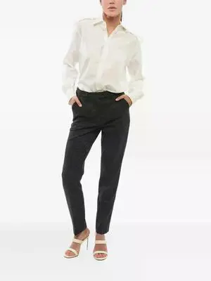 DEPARTMENT 5 Micro-patterned Belt Loops Straight-leg Trousers