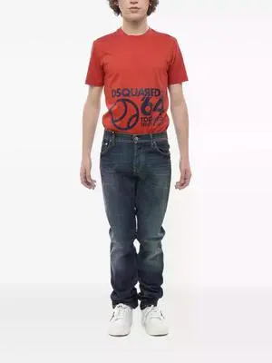 Corneliani Contrasting Stitch Five-pocket Regular-fit Denim Jeans