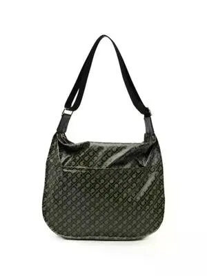 GHERARDINI Monogram-print Shoulder Bag - Green