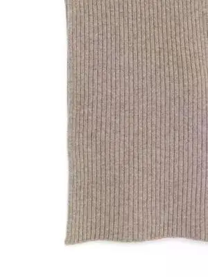 Brioni Ribbed-knit Scarf