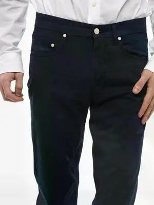 Corneliani Suede-patch Chino Trousers