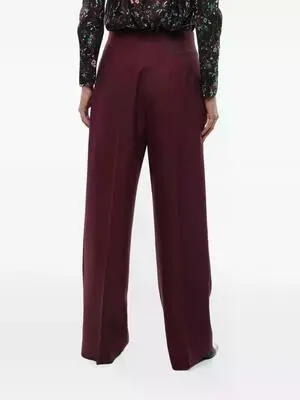 SUPER BLOND Pleated Wide-leg Trousers