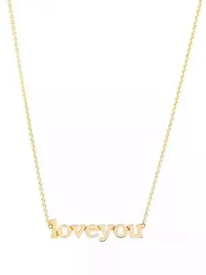 JENNIFER MEYER Love You" Necklace In 18k Yellow - Gold